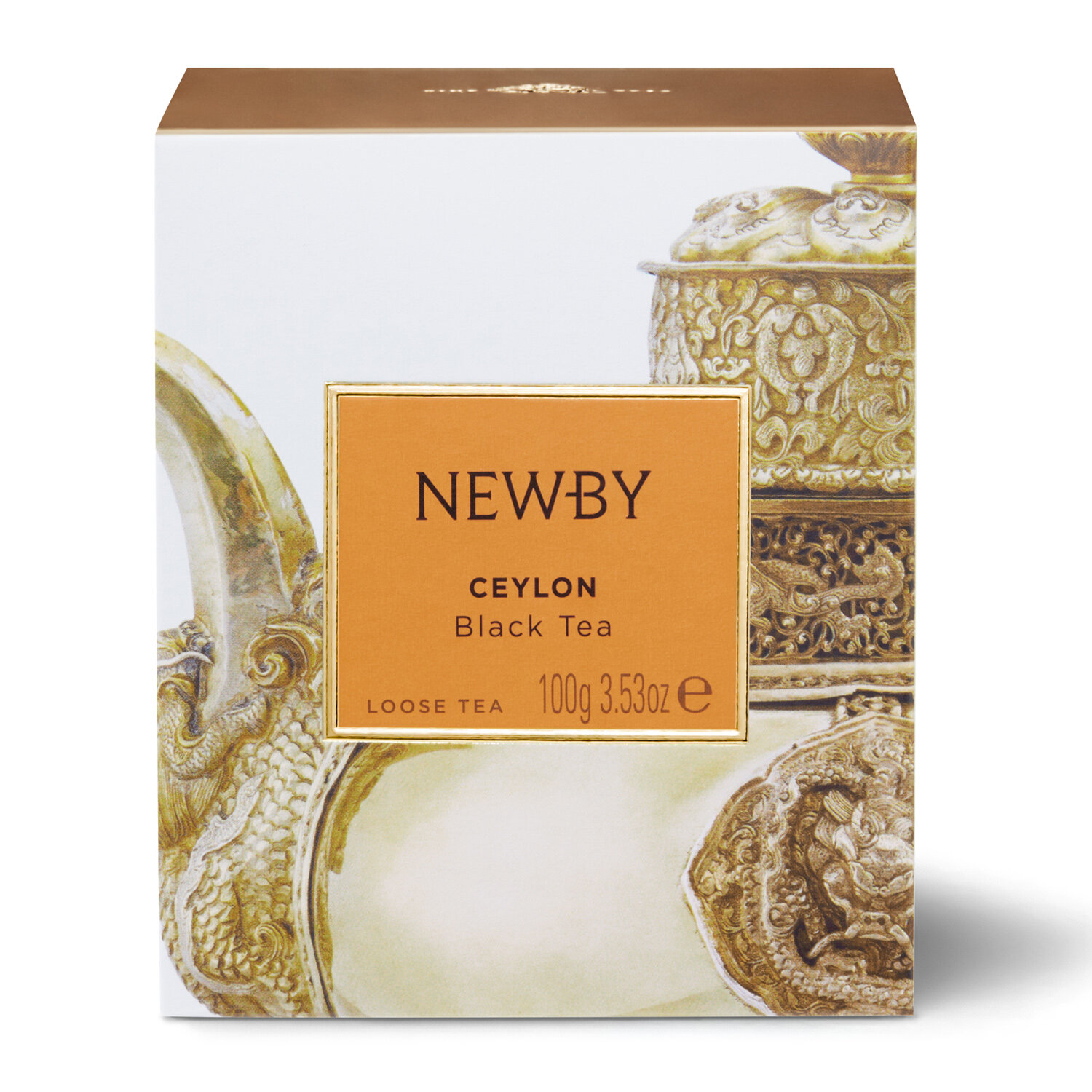 Чай Newby Цейлон, черный, крупнолистовой, картонная упаковка, 100 гр