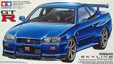 24210 Tamiya Автомобиль Nissan Skyline GT-R V-spec R34 1/24