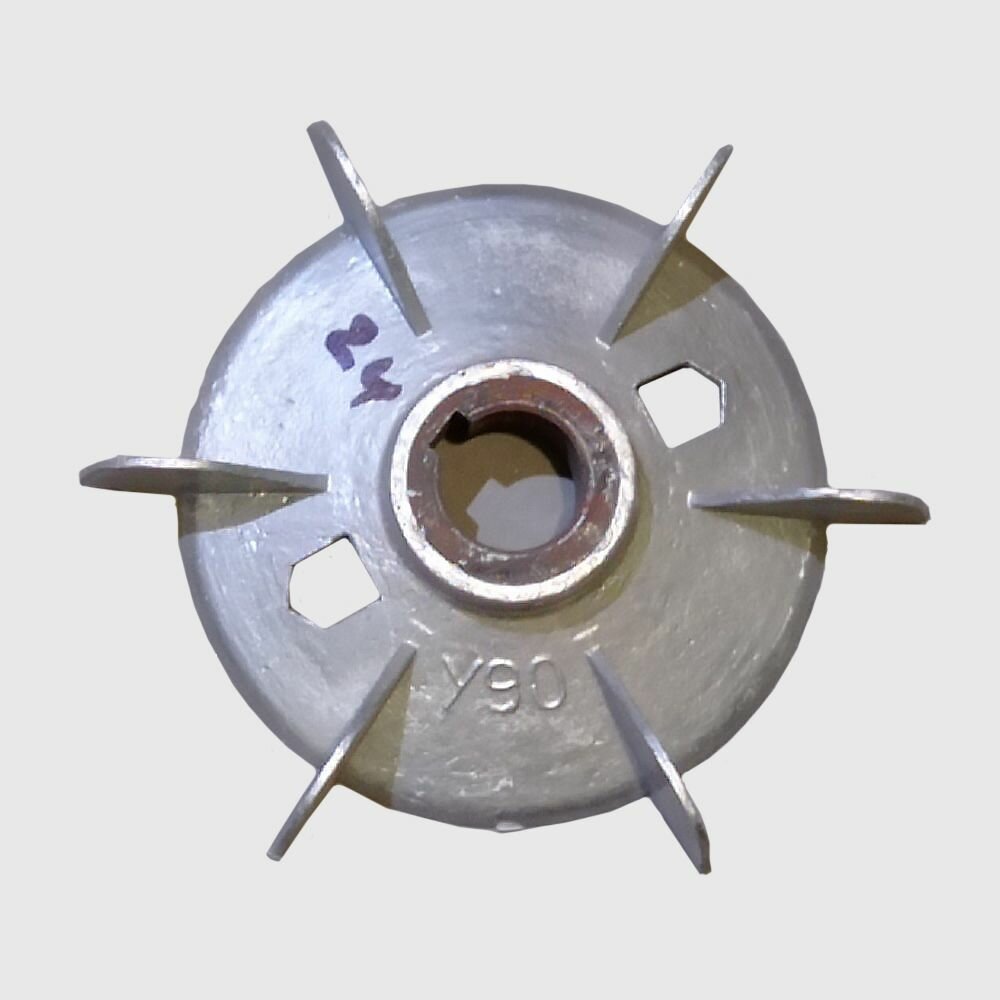 Вентилятор/крыльчатка охлаждения для электродвигателя/насоса на вал 28/150/28-6