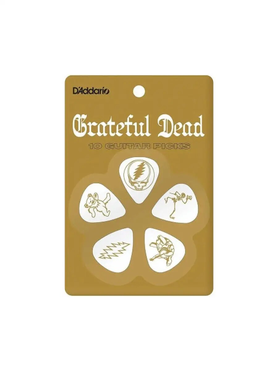 1CWH4-10GD2 Grateful Dead Signature - медиаторы белые 10 шт.