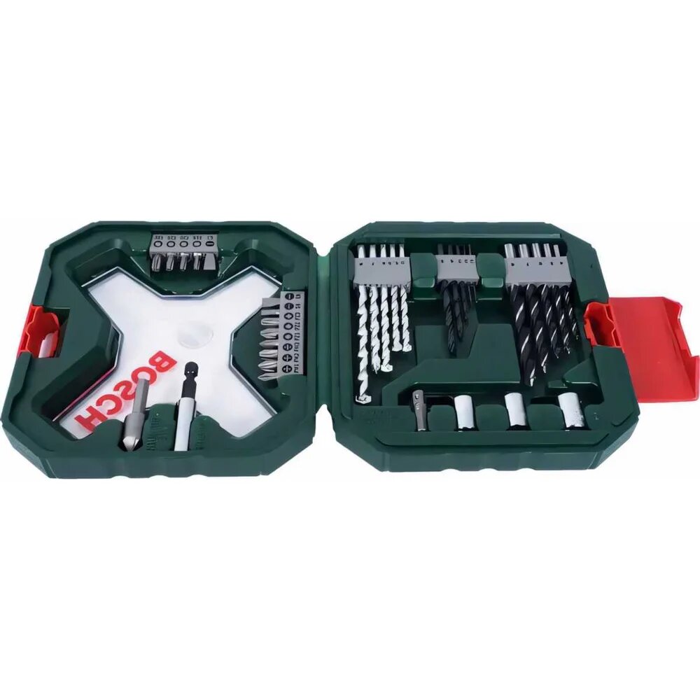 Набор бит и сверл X-Line 34 предмета Bosch 2607010608, металл