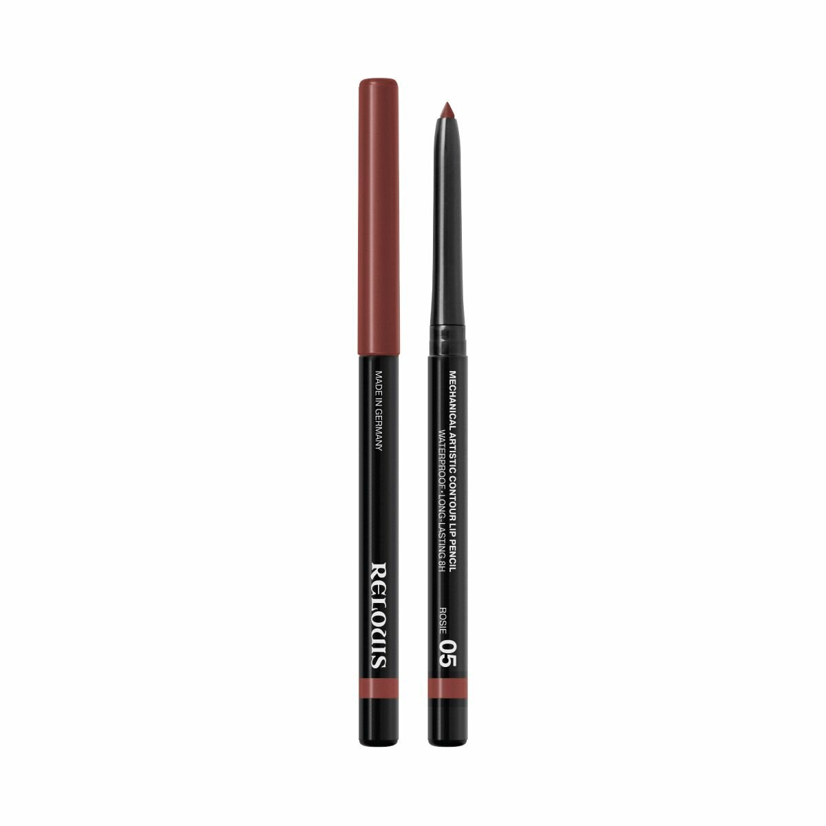 Карандаш для губ RELOUIS ARTISTIC CONTOUR механический тон 05 rosie пыльно-розовый