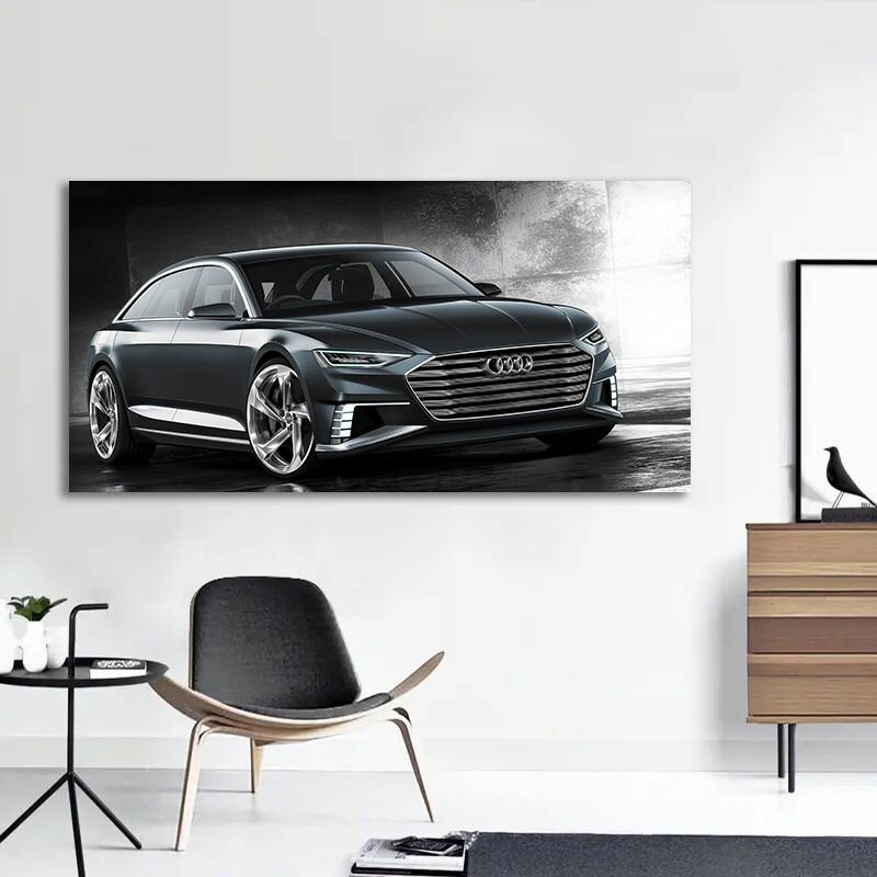 Постер ВсеКартины. тут "Стильные авто", на подрамнике, 40x80 см