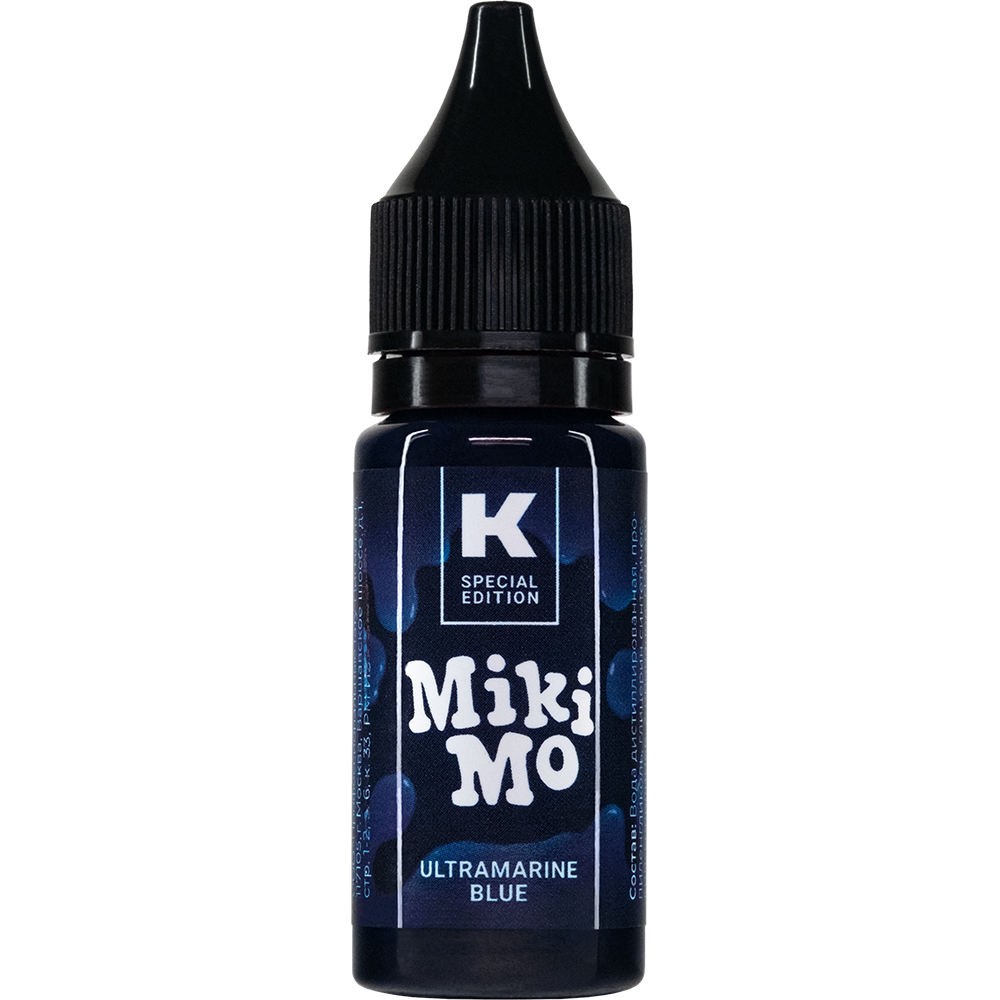 Краска Tattoo Ink - Miki Mo - Ultramarine Blue пигмент для тату 15 мл