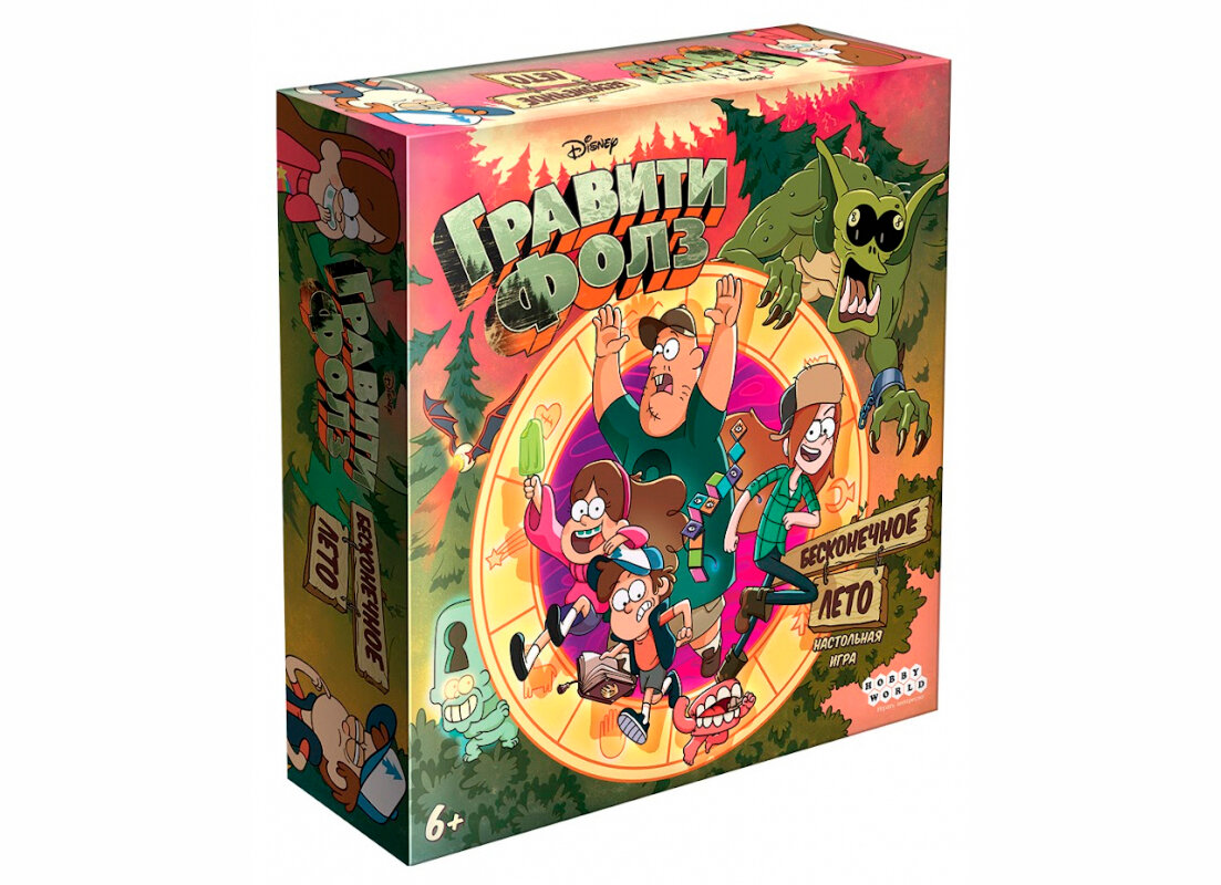 Настольная игра "Гравити Фолз. Бесконечное лето" (Мир Хобби) 6+