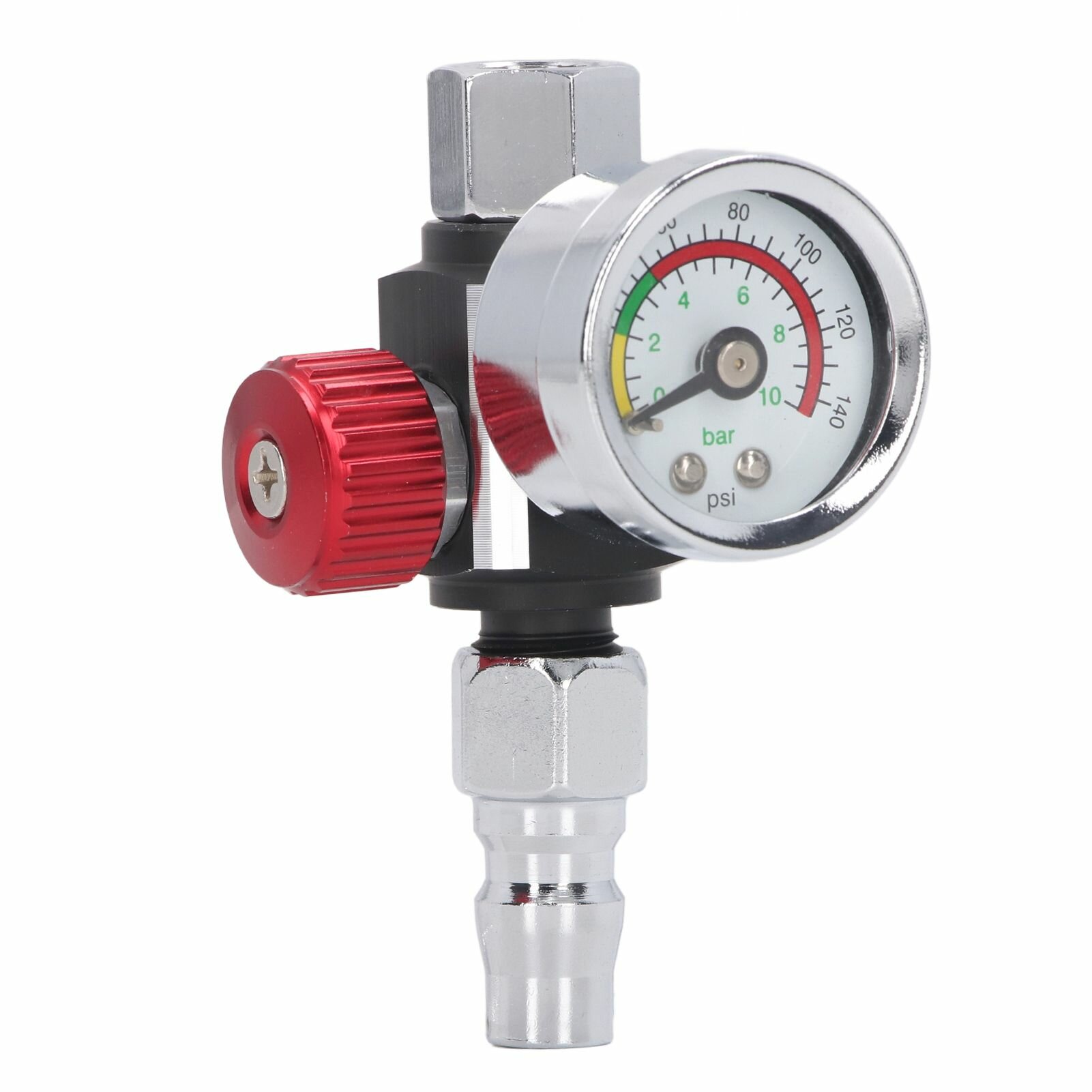 Регулятор давления воздуха для краскопульта G1/4 дюйма, быстродействующий и точный регулятор давления воздуха для краскопульта от 0 до 10 бар