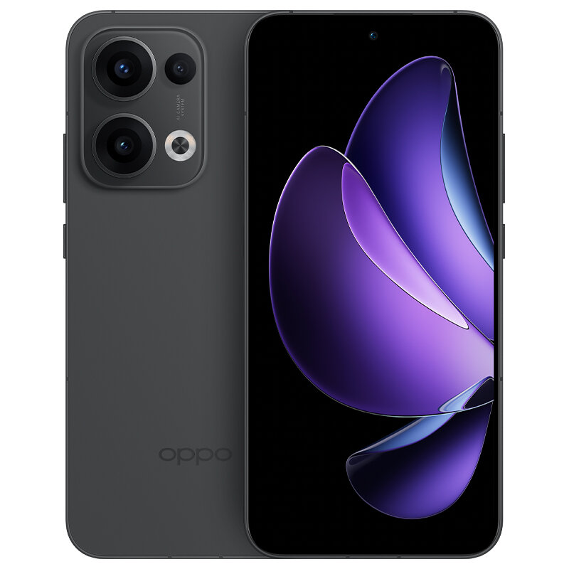 OPPO OPPO Reno13 (CN) 5G смарт-телефон с камерой, IP69, 5600 мАч, 12 ГБ+512 ГБ, черный