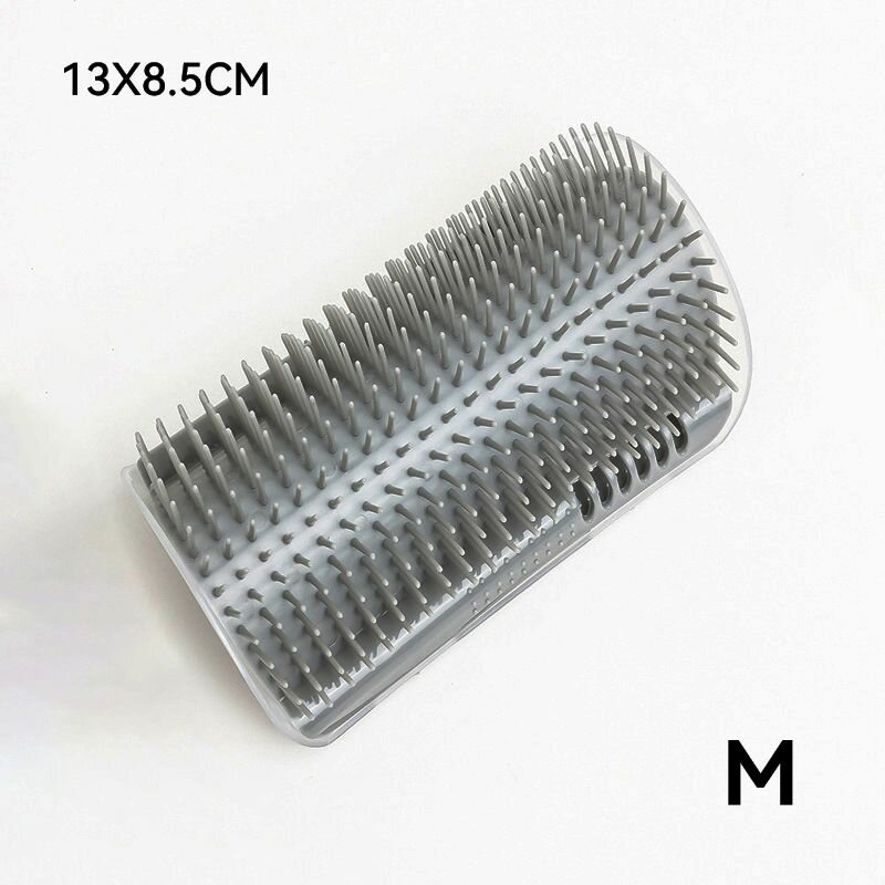 Чесалка для кошек, чесалка угловая, щетка для кошек, в комплекте кошачья мята