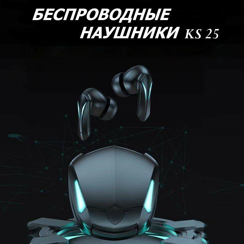 Беспроводные наушники Нарpy Land KS25 Черные
