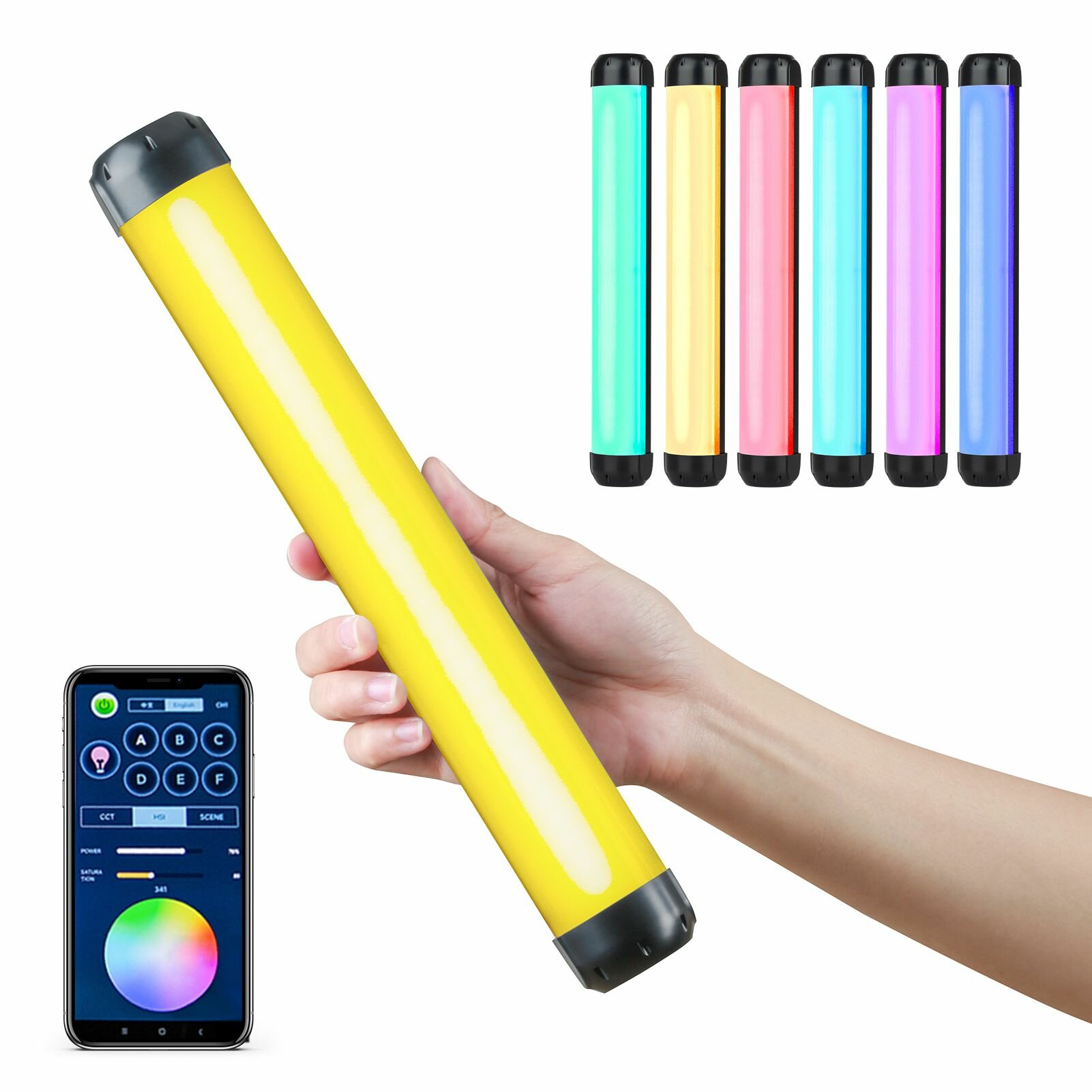 Weeylite K21 Компактный и портативный RGB-фонарь для фотосъемки,