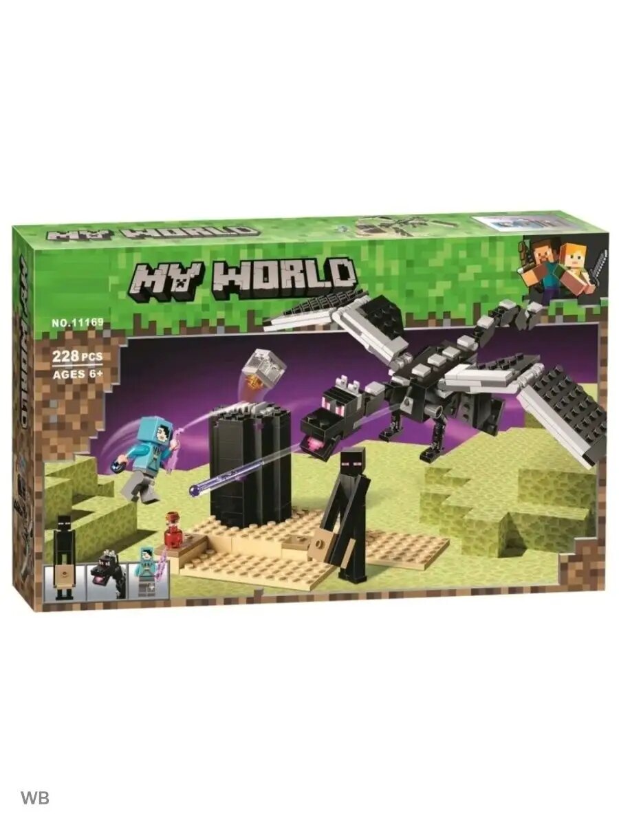 Конструктор My world Minecraft Последняя битва аналог LEGO