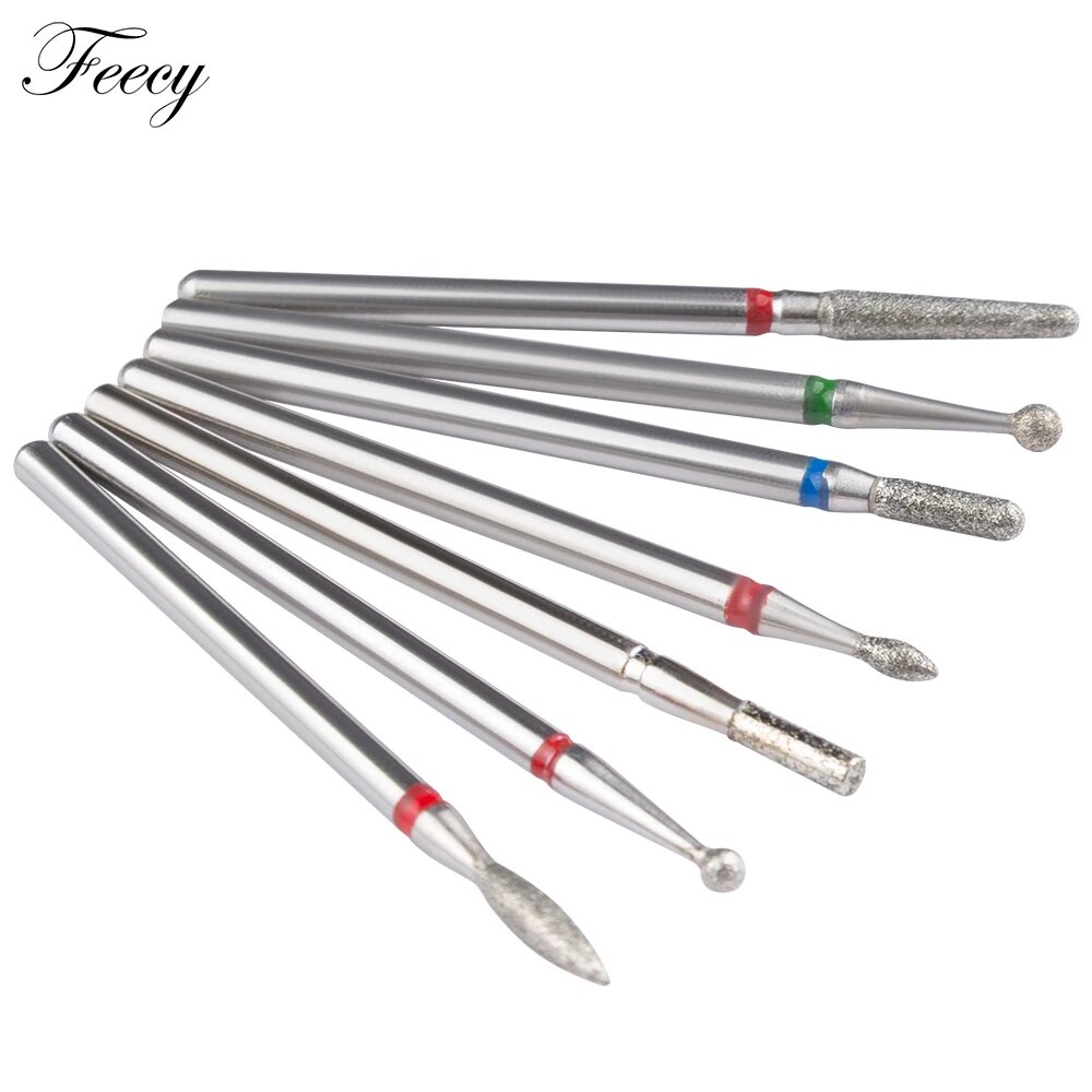 7 шт. алмазных фрез для маникюра и педикюра Feecy, Цвет: 7PCS