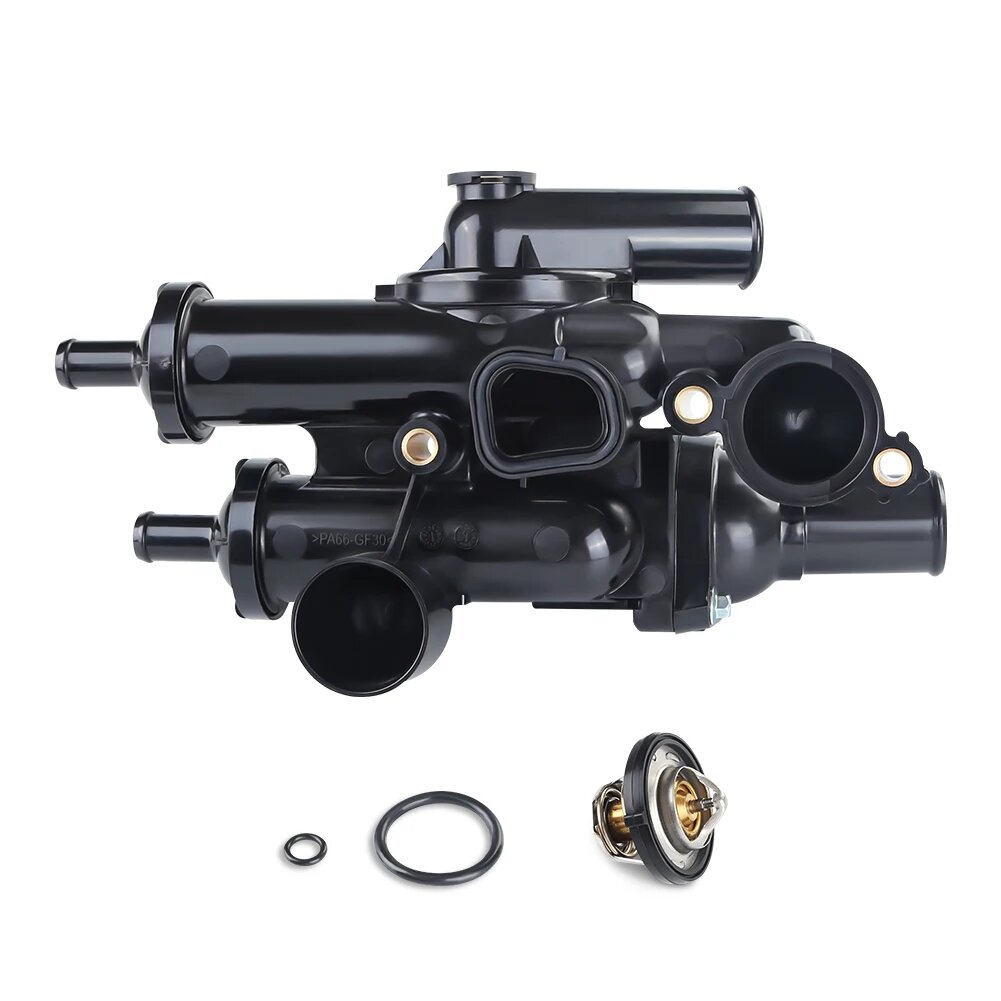 Корпус термостата охлаждающей жидкости для двигателя Dodge Avenger Caliber 902-319, комплект корпуса термостата для Chrysler Sebring OEM 68003582AB