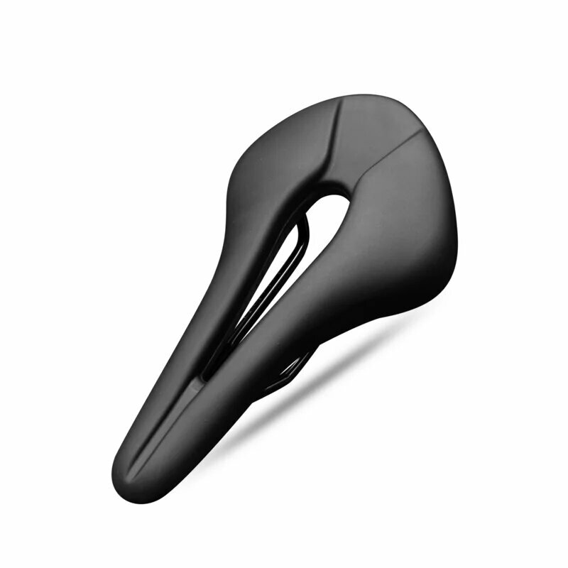 Riderace велосипедное седло MTB мягкое из искусственной кожи Черный, Black