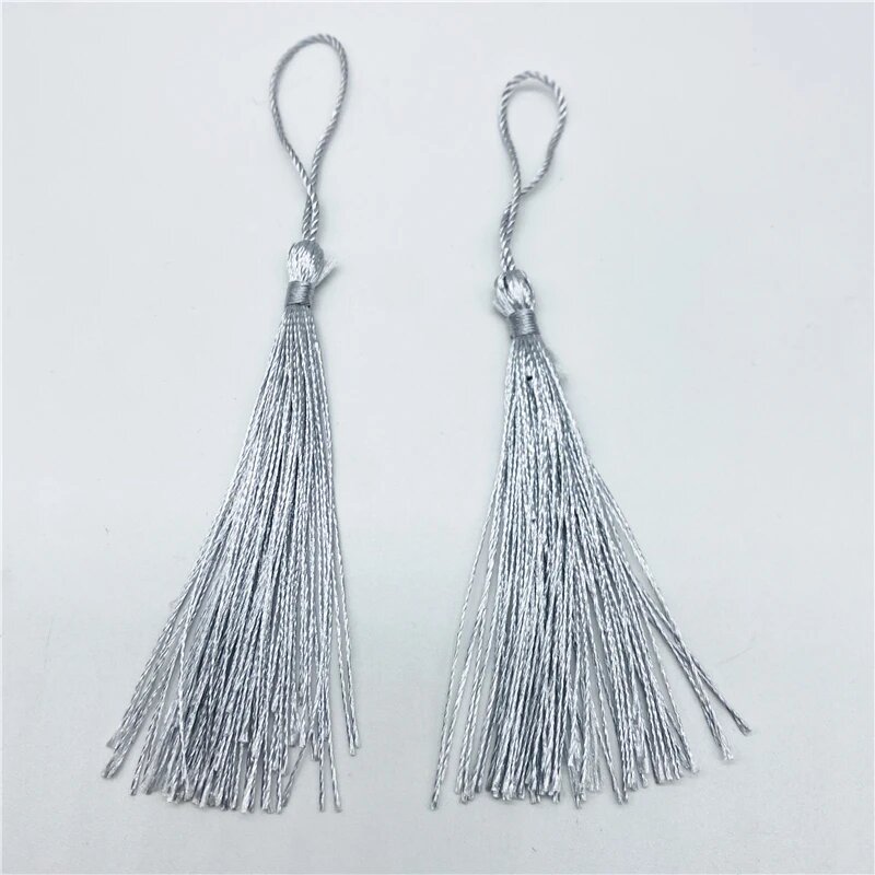 Серебряные кисточки с бахромой, Color: 15