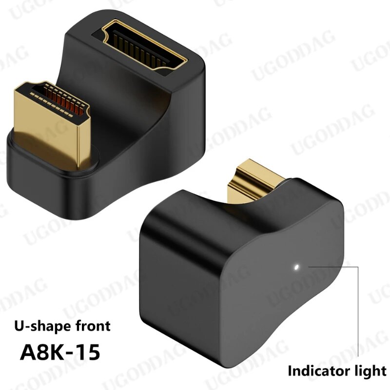 HDMI адаптер 180 градусов A8K-15