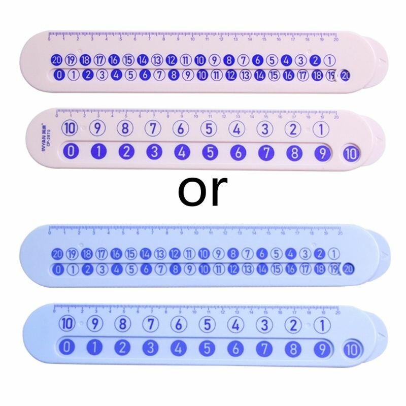 Слайд-линейка для детей по математике, цифровая игрушка разложения, двухстороннее число, обучение математике