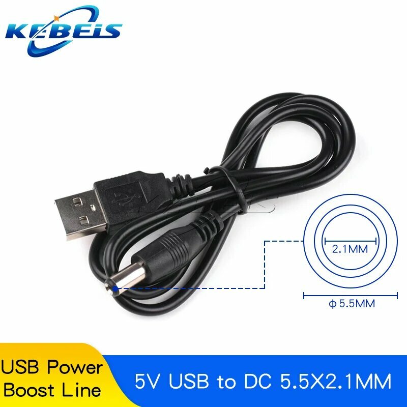 KEBEIS USB Power Boost Line DC 5В в DC 9В/12В кабель 2,1X5,5 мм 5V