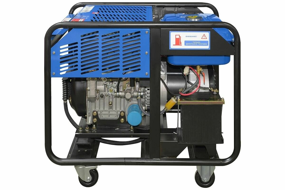 Генератор дизельный ТСС SDG 10000EHA, номинальная мощность 10 кВт, 220В