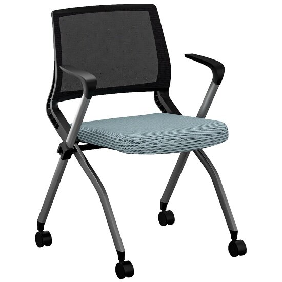 Кресло офисное Sunon Diamond Сиденье сетка голубая/Спинка сетка черная(CW-AN70H (голубая))