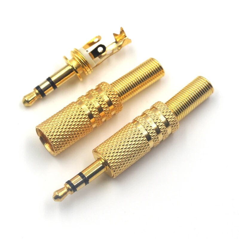 Аудиоразъем TRS 3,5 мм для ремонта наушников 3 knots