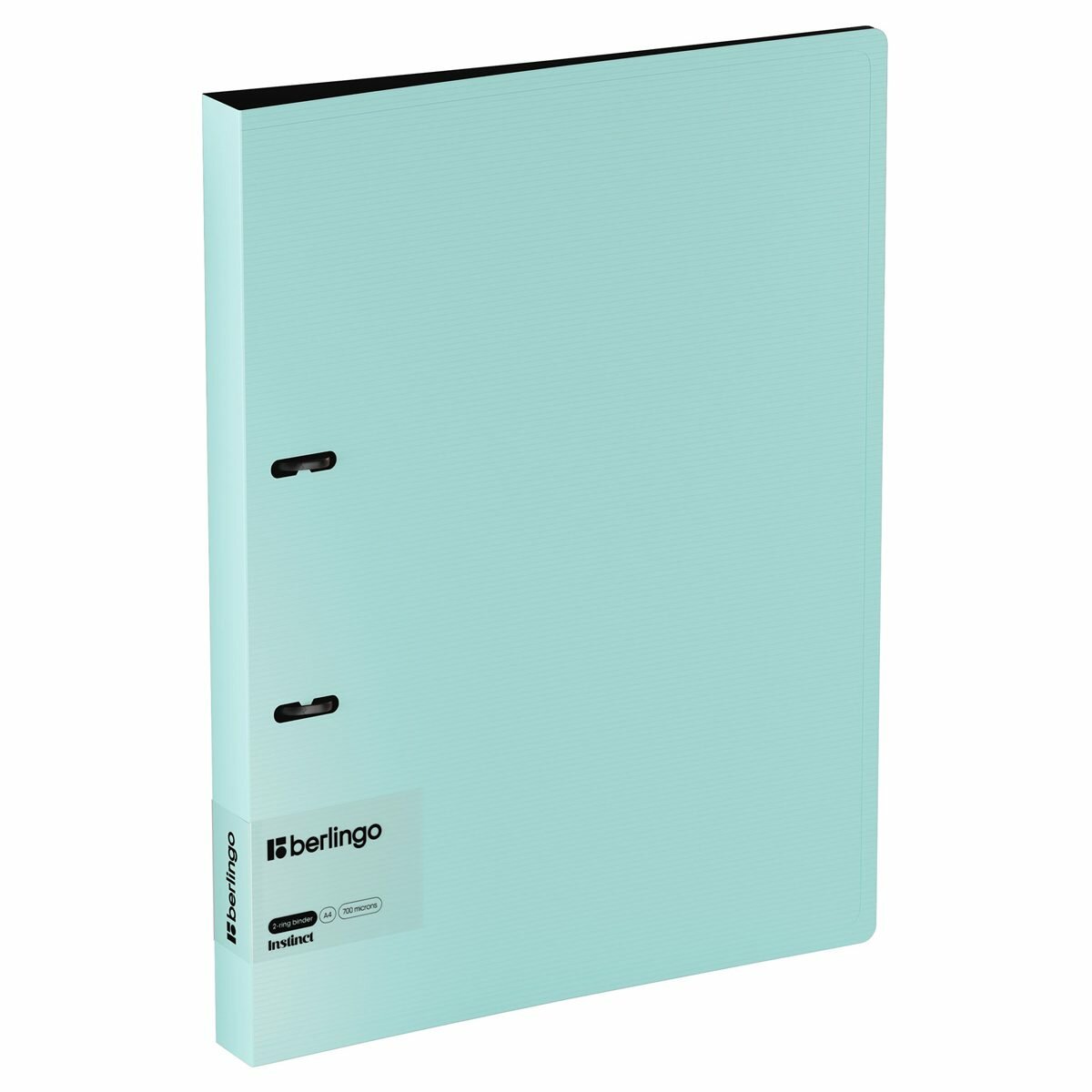 Папка на 2-х кольцах Berlingo Instinct (А4, корешок 35мм, 700мкм, D-кольца) аквамарин (RB4_2D510)