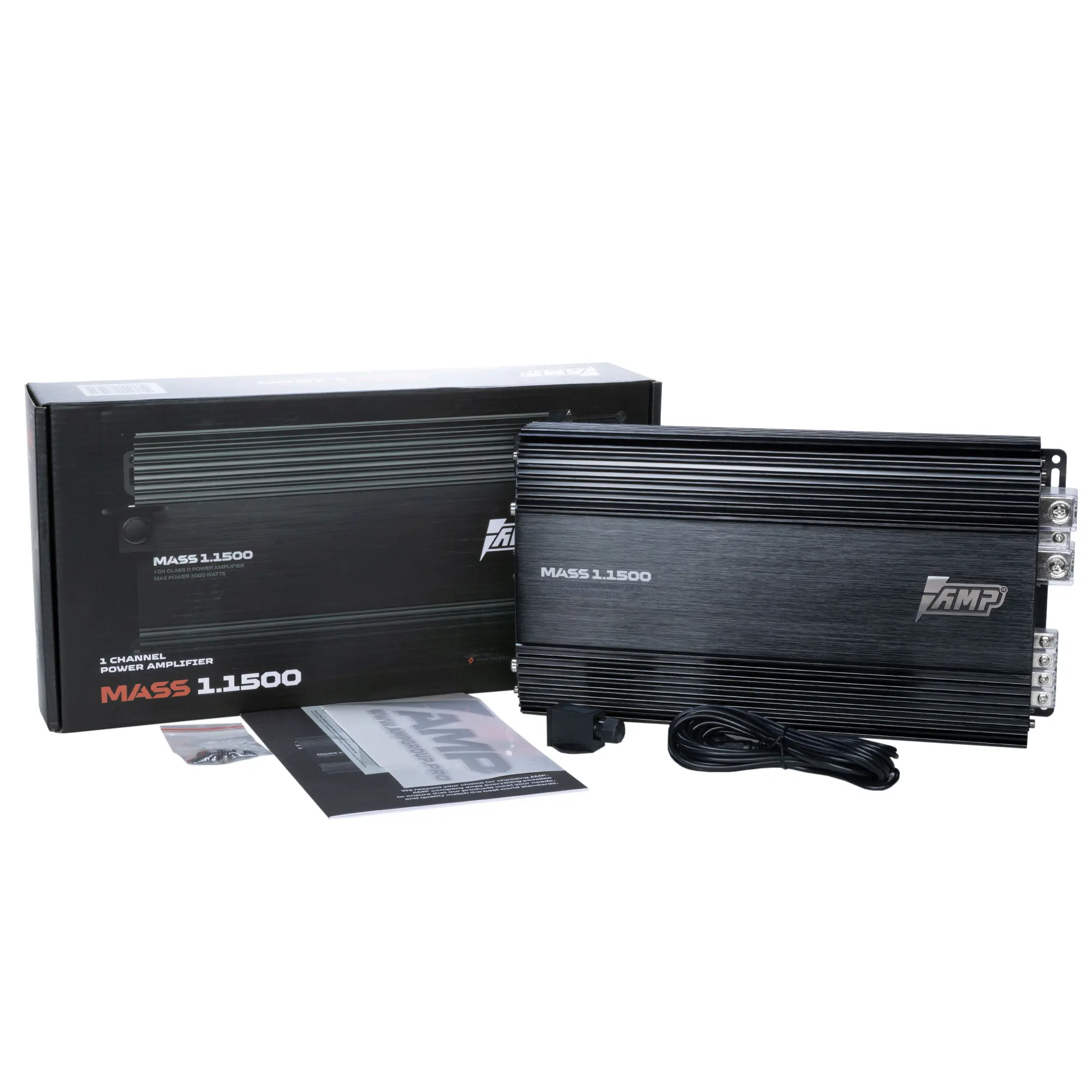 Усилитель AMP MASS-1.1500 12В, класс D, 1-канальный, 10-400Гц