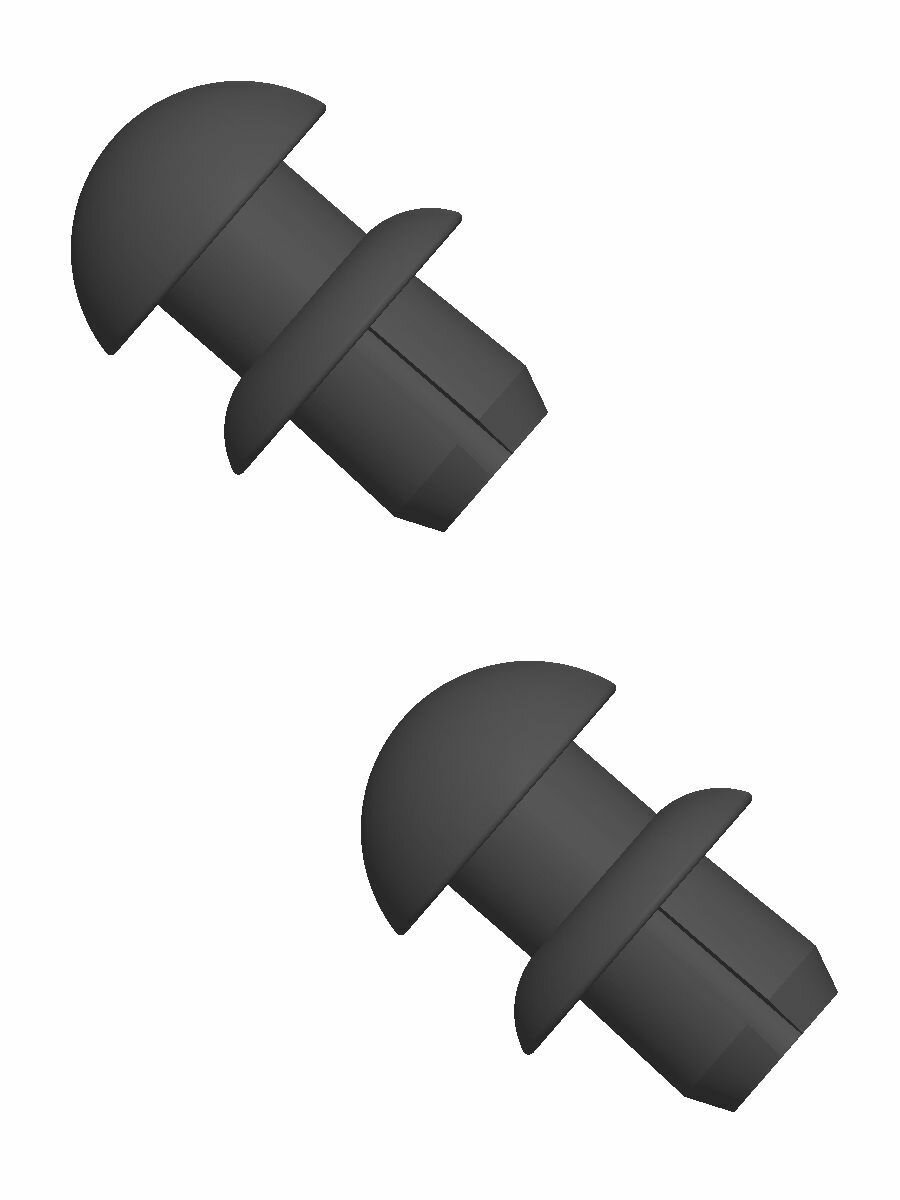 Пин-фиксатор тяги полки багажника для Peugeot 208, 2 шт.