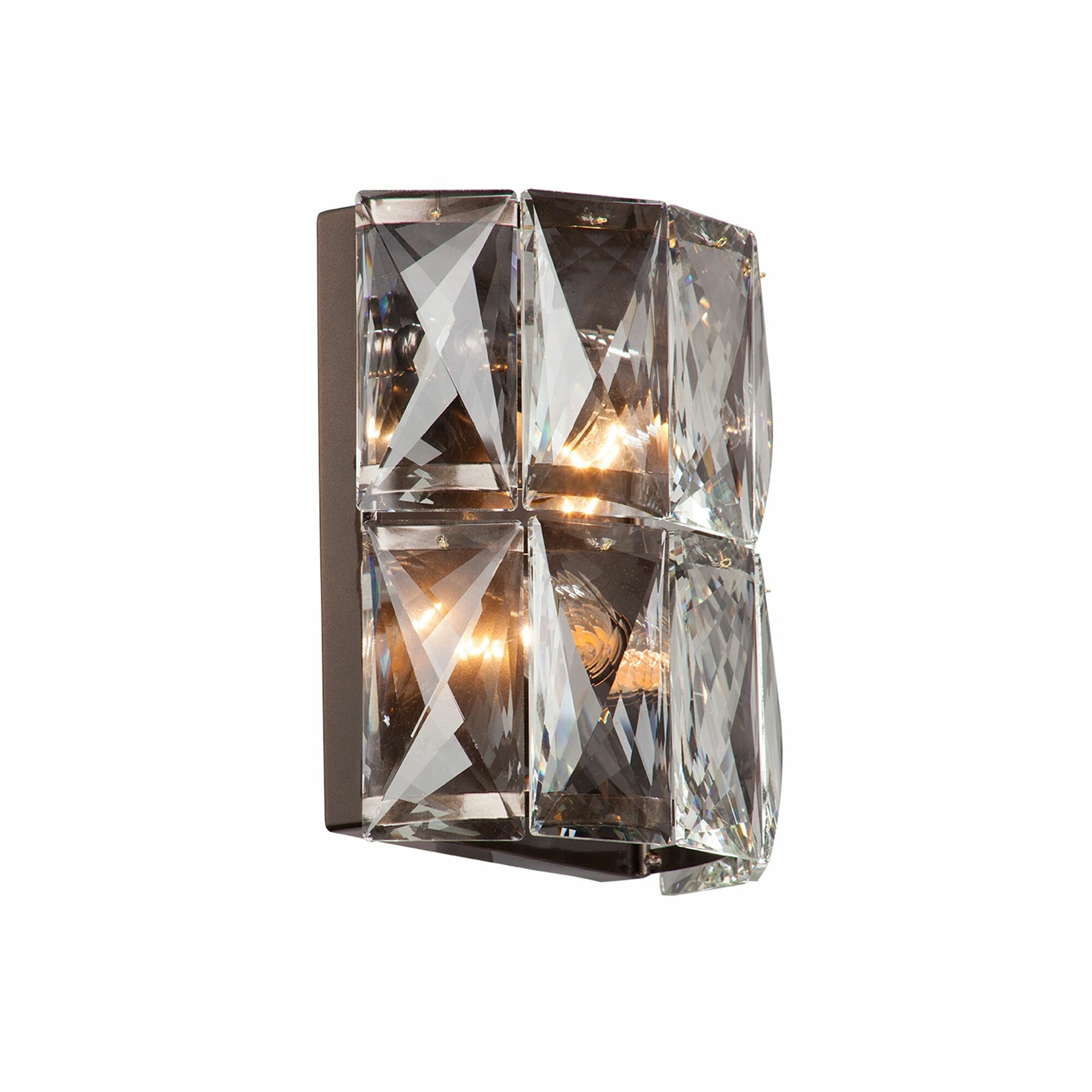 Бра настенный светильник Vitaluce V5845-7/2A , 2 лампы 6м2, Е14, 40Вт, цвет коньячная бронза. %Распродажа!%