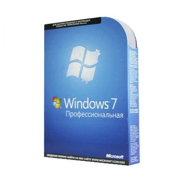 Microsoft Windows 7 Профессиональная (Professional) RU 32-bit/64-bit BOX