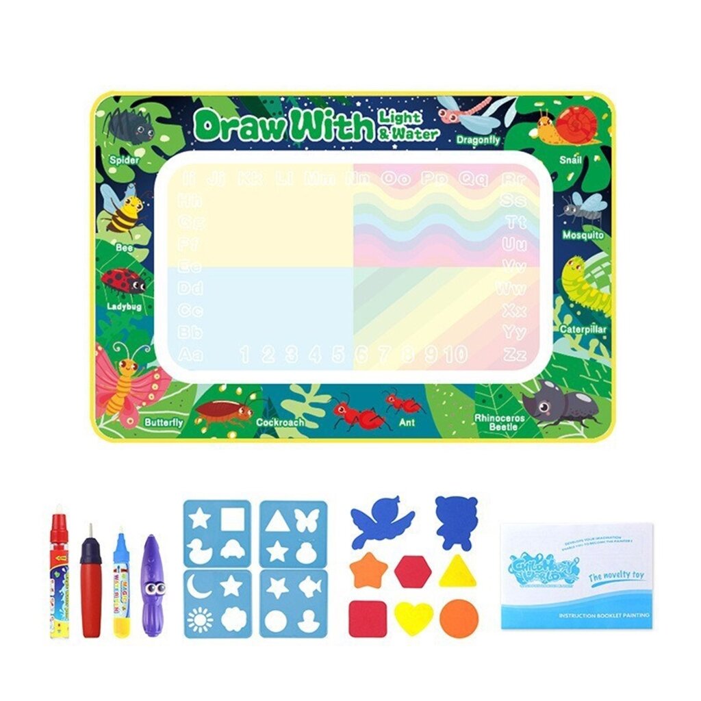 Детская Доска Для Рисования Водой Коврик Для Раскрашивания Воды Удобный Коврик Для Рисования Коврик Для Рисования Водой Коврик Для Рисования Водяными Каракулями Коврик Для Рисования