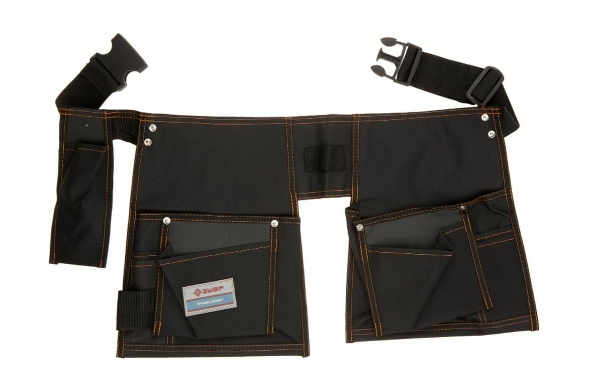 ЗУБР нейлоновый, пояс для инструментов с 13 карманами (38654)