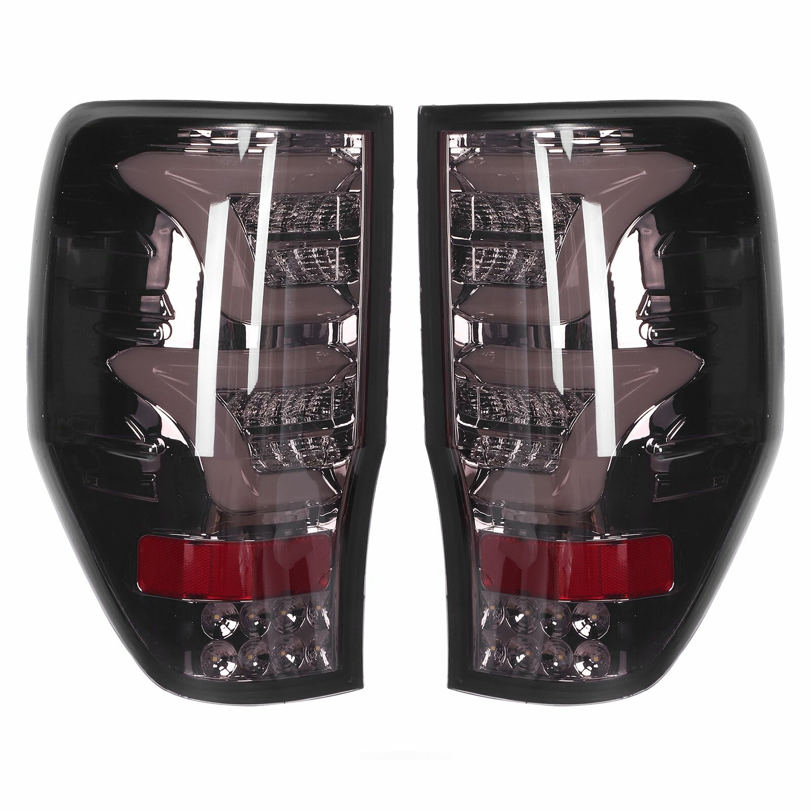 Тюнинг LED фары для Ford Ranger 2012-2015 затемненные