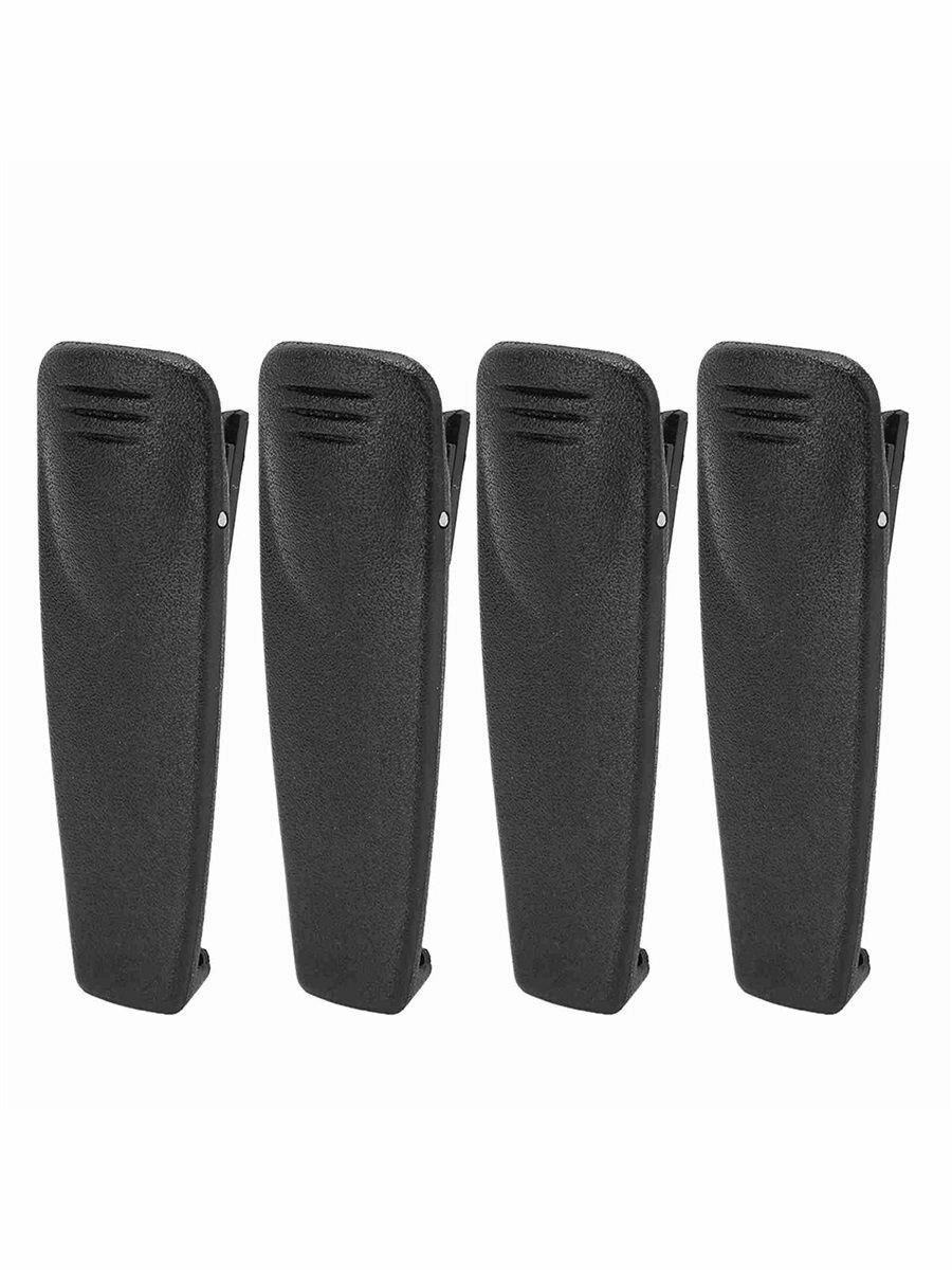 Зажим для ремня для тяжелого режима работы, 4 шт, совместимый с Motorola XTNi CP1800 DRV2020, портативные аксессуары для двусторонней радиосвязи, черный