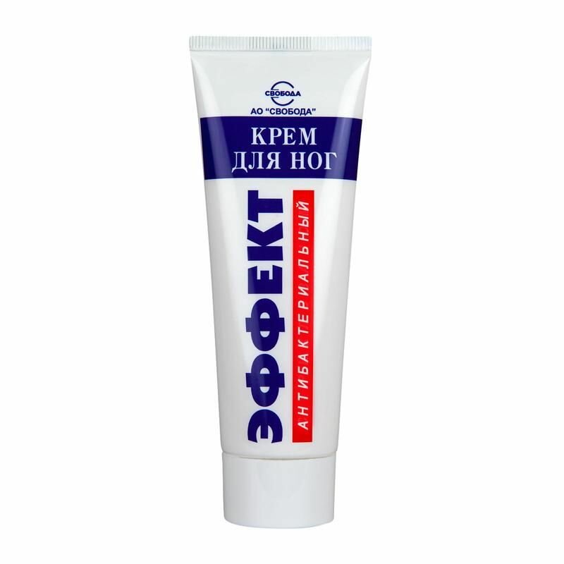 Крем для ног Свобода антибактериальный эффект, увлажнение, 80 гр (1082659)