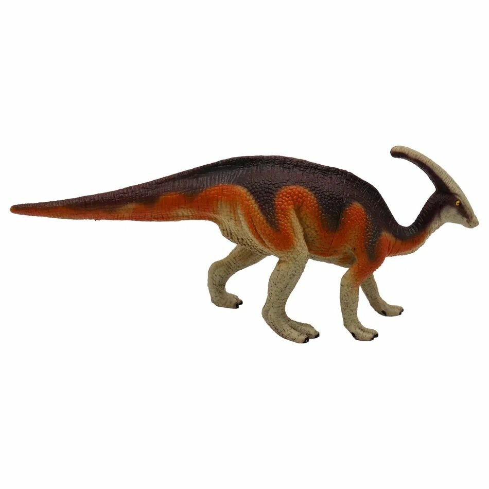 Фигурка динозавра Funky Toys Паразауролоф, оранжевая, коллекционная