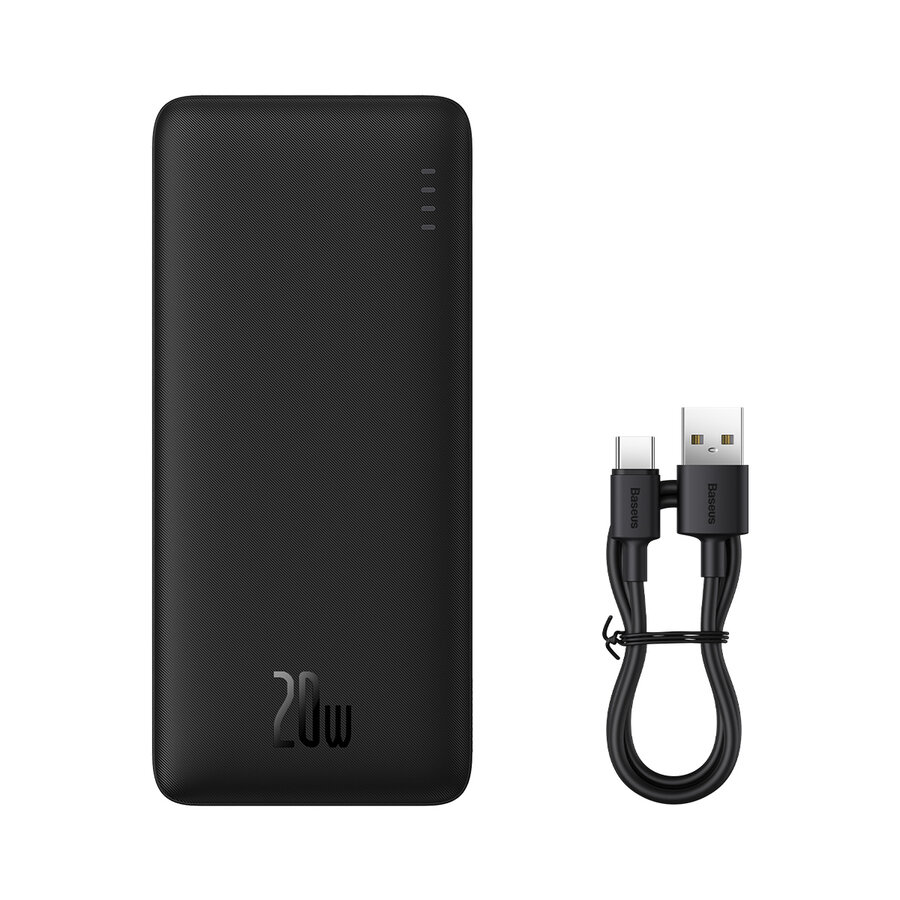 Внешний аккумулятор Baseus 10000 mAh Airpow Fast Charge Power Bank 20W PPAP10 black