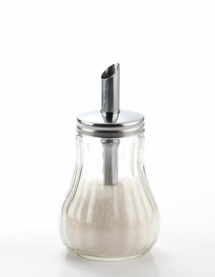 Сахарница с дозатором КленМаркет, стеклянная, 150 мл