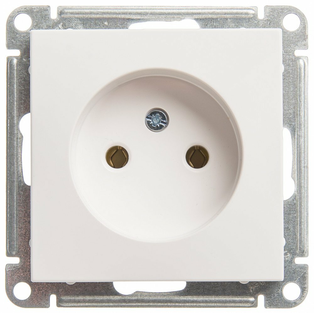 Systeme Electric Wessen 59 Бел Розетка б/з без шторок, 16А, RS16-153-1-86