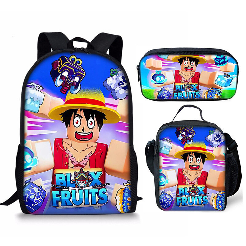 Рюкзак школьный + сумка через плечо + пенал-3 и 1 Сумка школьная мальчика для девочки подарок- Roblox