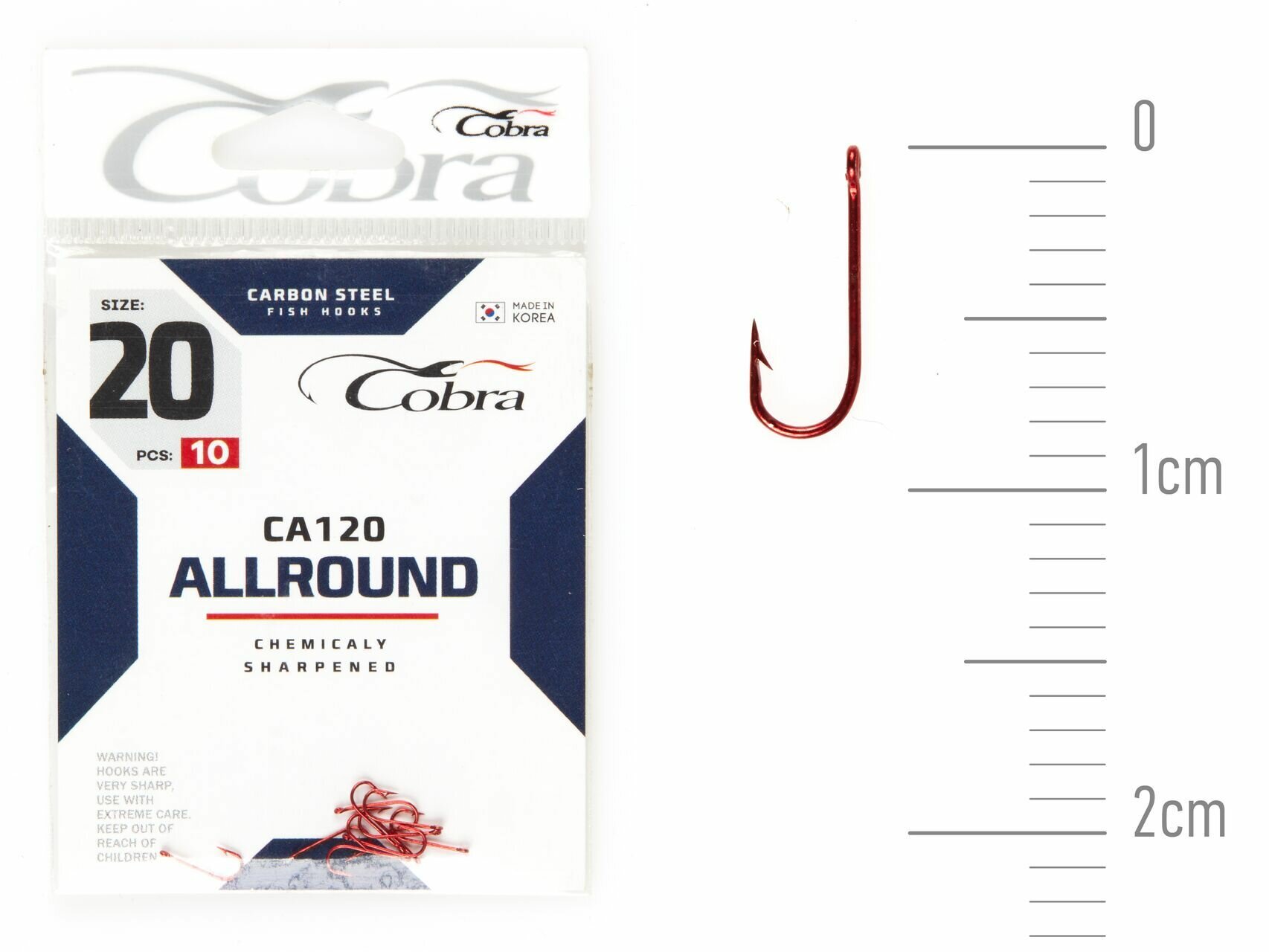 Крючки Cobra Allround MIRAGE сер. CA120 разм. 020 10шт. ++