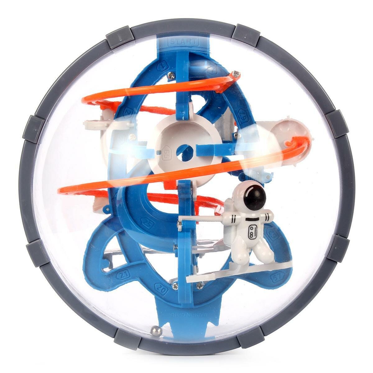 Головоломка шар-лабиринт «Maze Ball» 17,5 см, 80 преград, металлический шарик, для детей от 6 лет