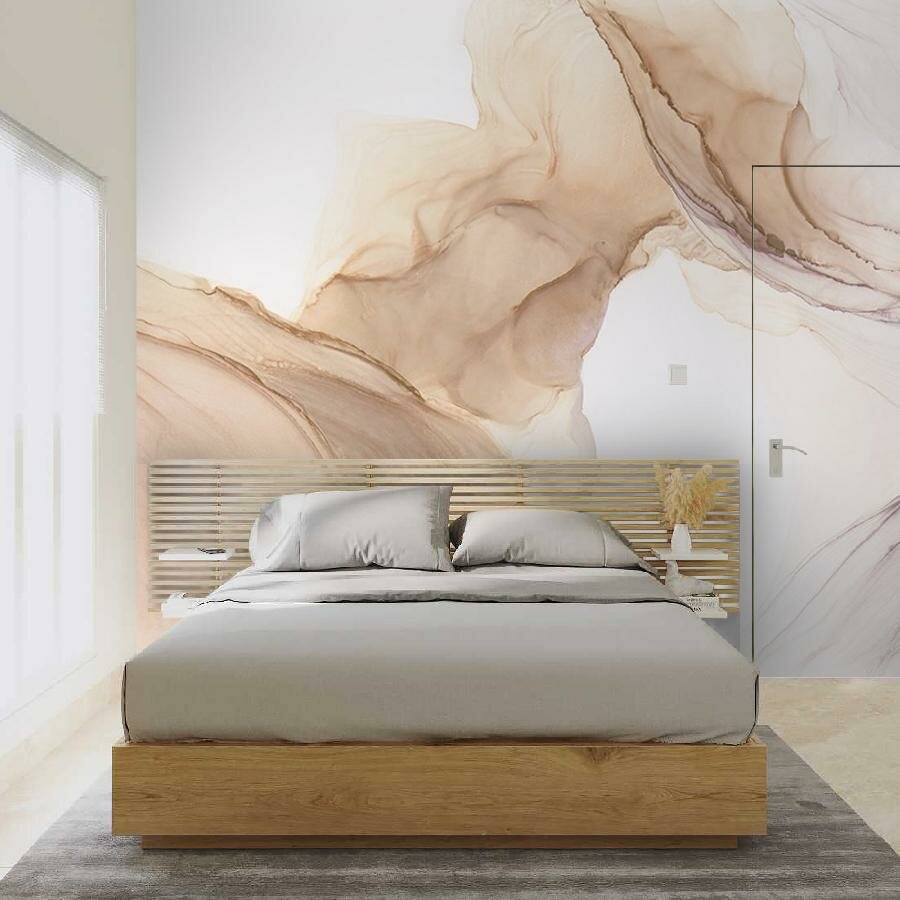 Фотообои Fluid 01 9-1904-S-Холст 270 x 200 см (ВхШ) Бесшовные, флизелиновые, влагостойкие обои MasterFresok