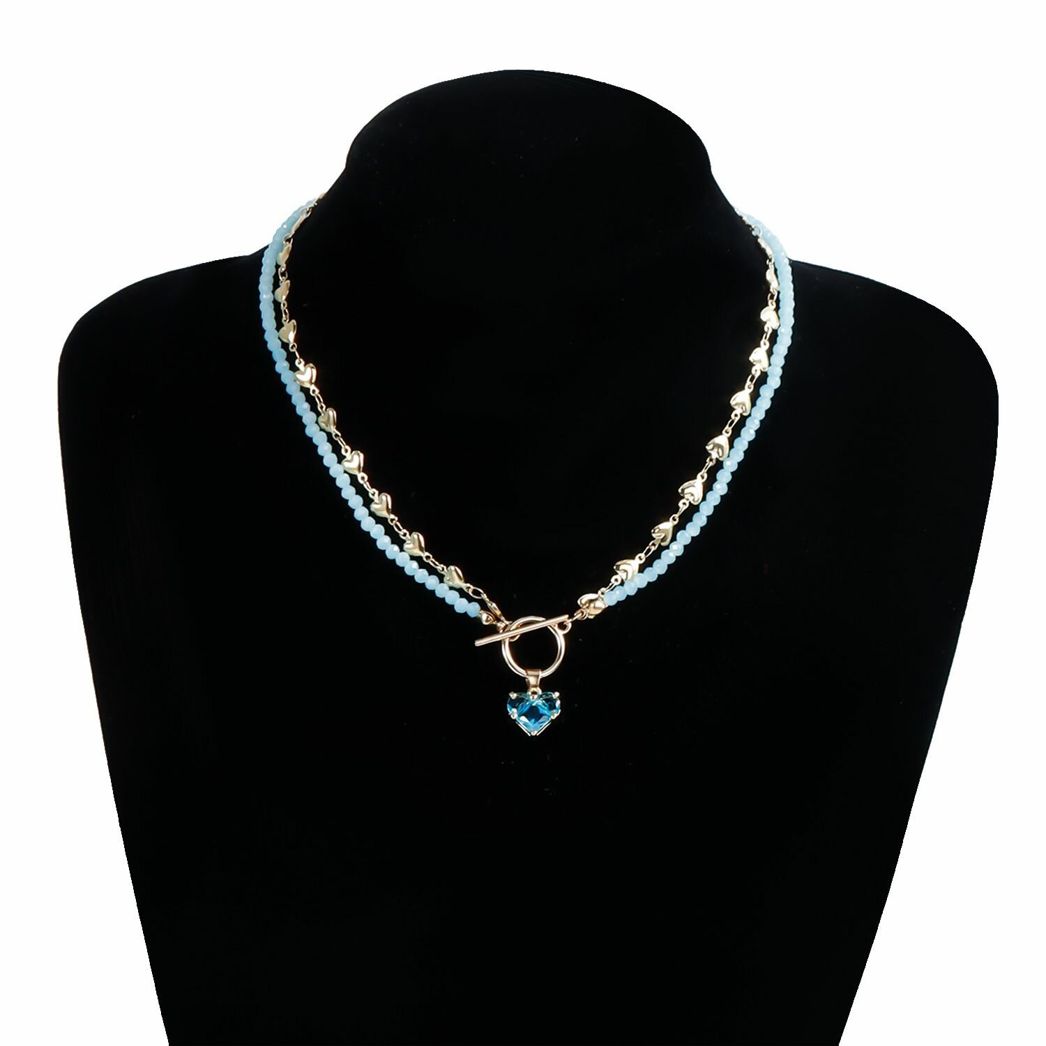 Колье, стекло