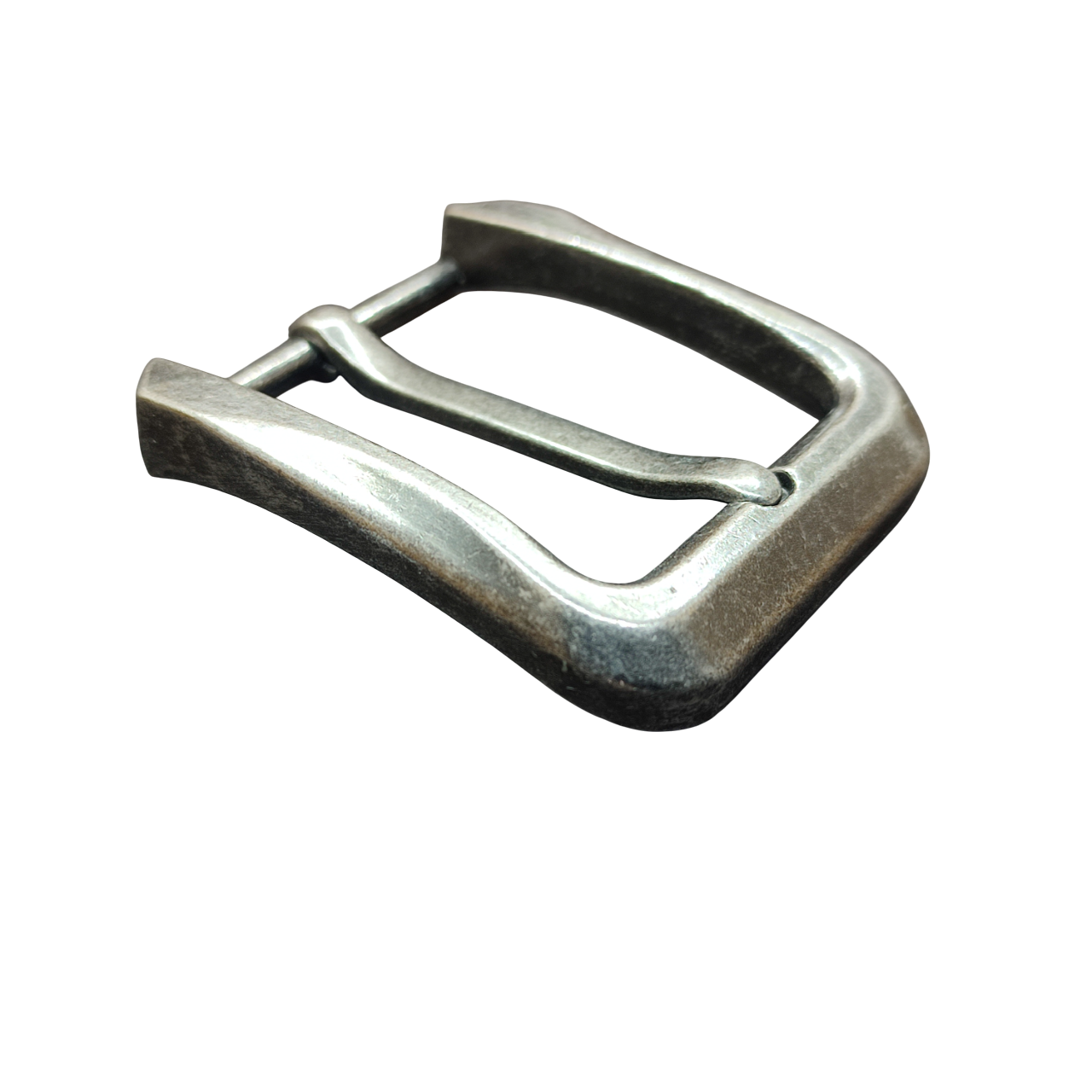 Пряжка для ремня 40 мм старое серебро