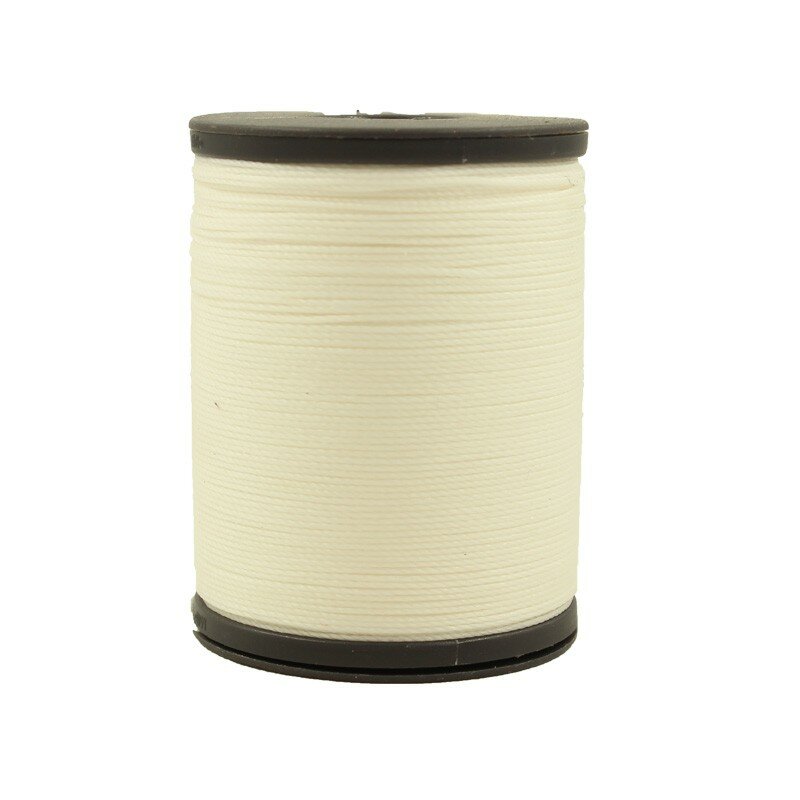 Нитки Galaces вощеные 80 м. 1 мм. Цвет 000 Белый(плоская)