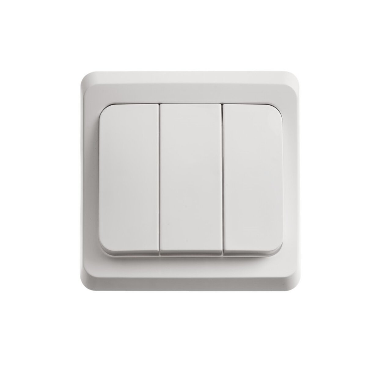 SCHNEIDER Выключатель трехклавишный для настенного монтажа, управление светом, корпус