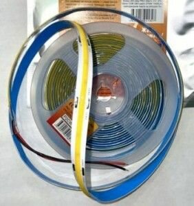 Светодиодная лента Ecola 24V 14W/m COB 330led/m 4200K 1400lm/m 8мм IP20 5м