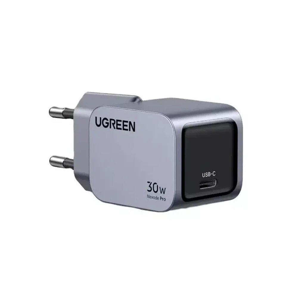 Ugreen X703 USB-C Nexode Pro 30W PD GaN Tech Charger EU grey сетевое зарядное устройство