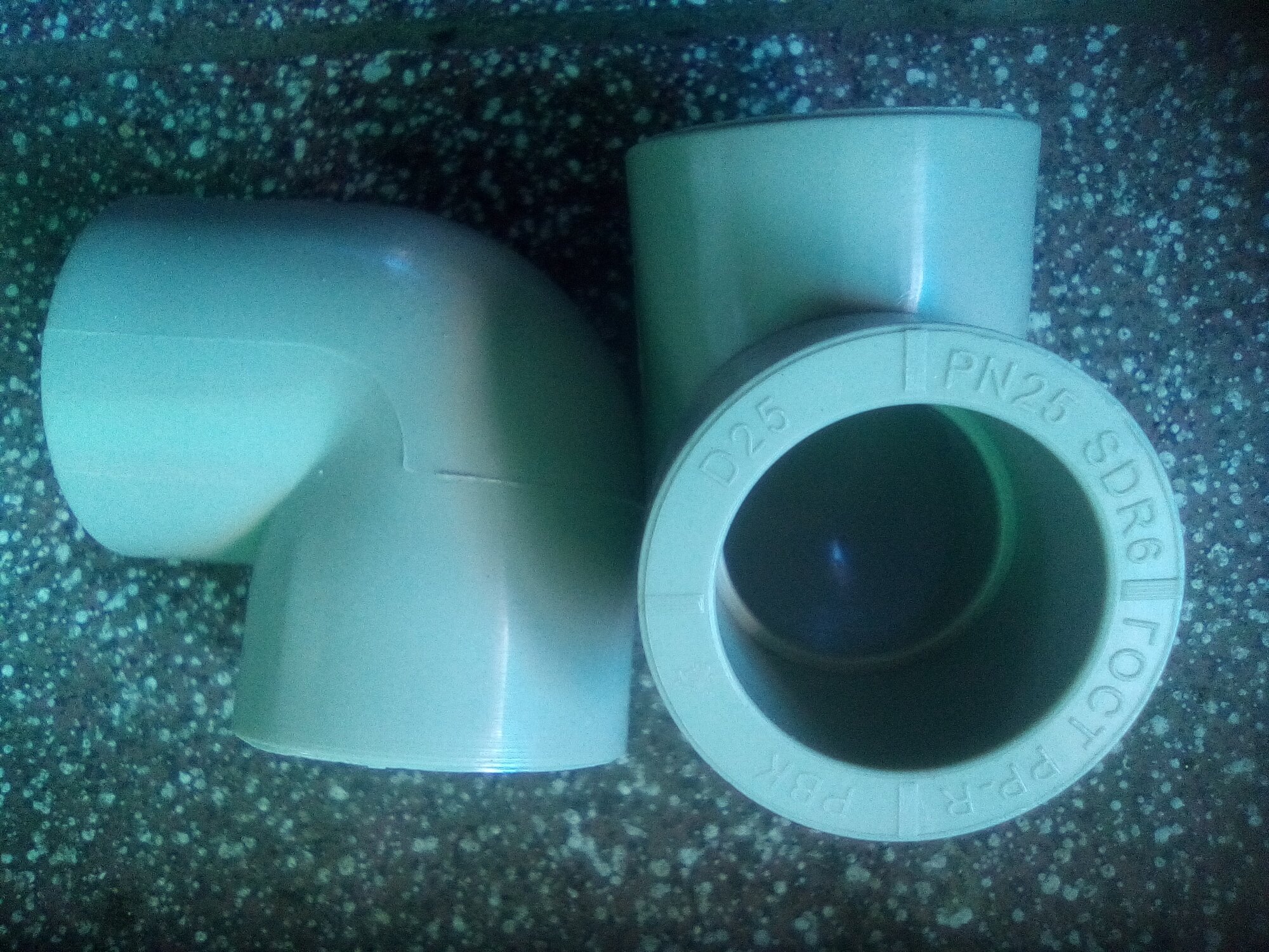 Уголок ППР ф25х90* PN25 SDR6 серый, ГОСТ, ООО "ПЛАСТИК" тм "РВК"